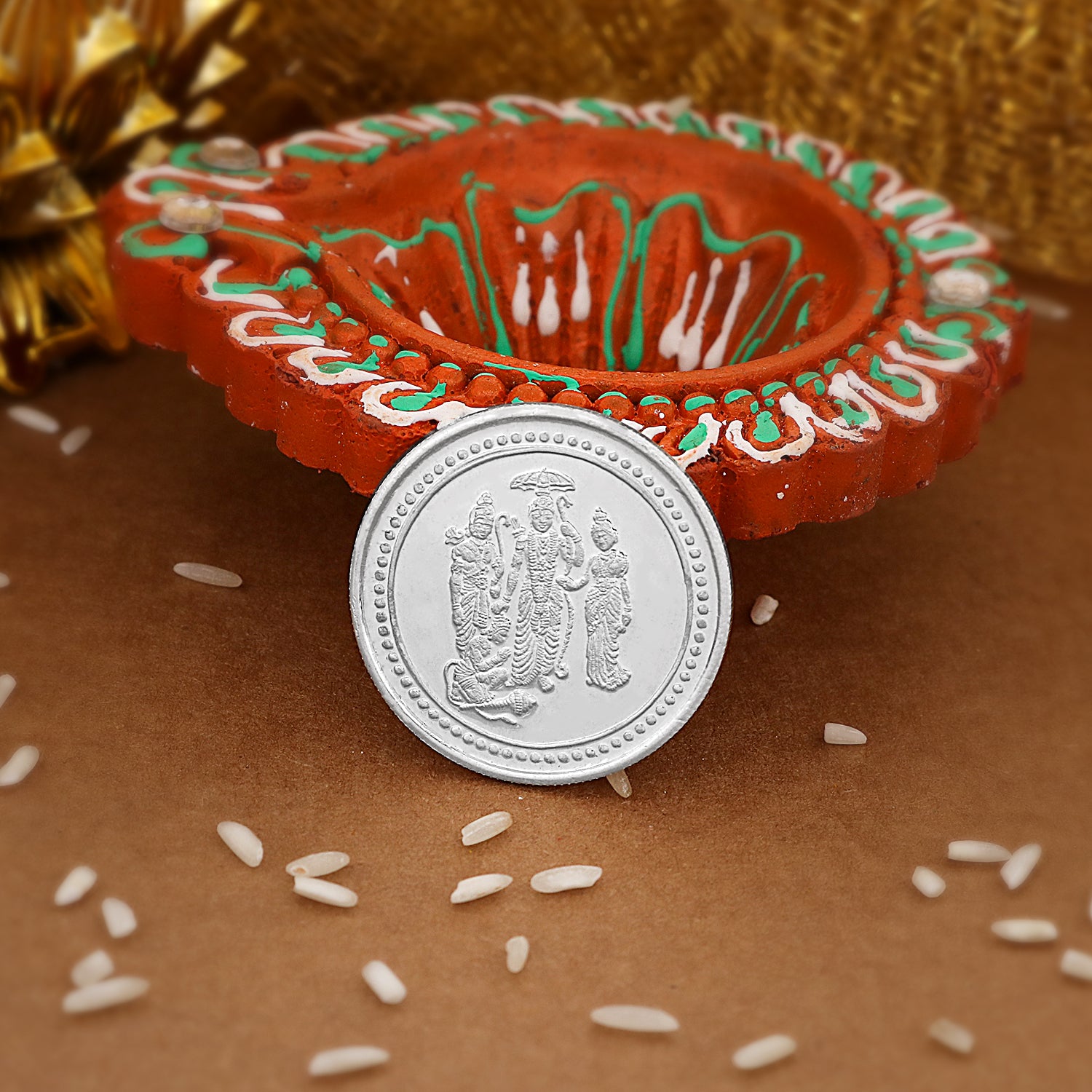 Shree Ram Darbar 10 Gram 999 Pure Silver Coin – MCJ Jewels